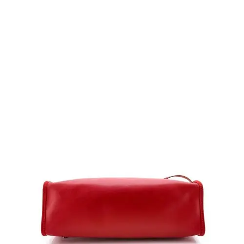 Hermès Herbag Zip Berline Vache Canvas And Leather 31 - Red