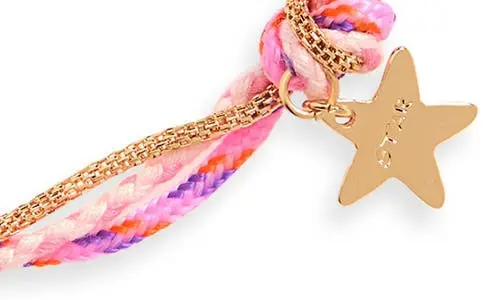 Bp. Braided Cord Charm Necklace