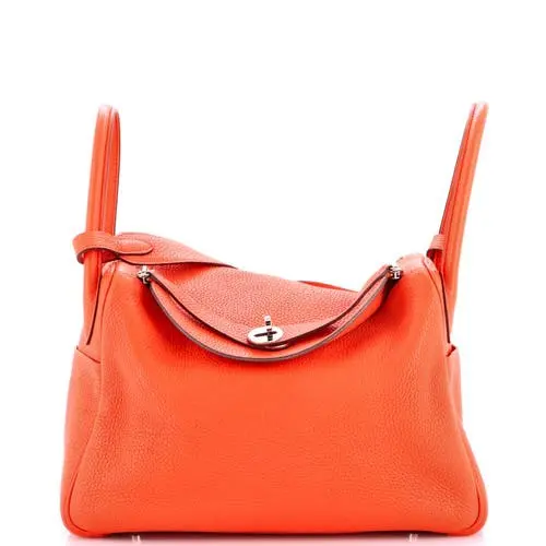 Hermès Lindy Bag Clemence 30 - Orange