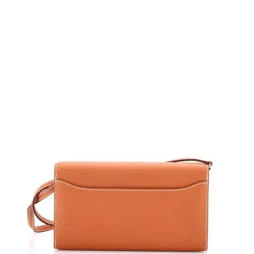 Hermès Constance To Go Wallet Evercolor - Gold