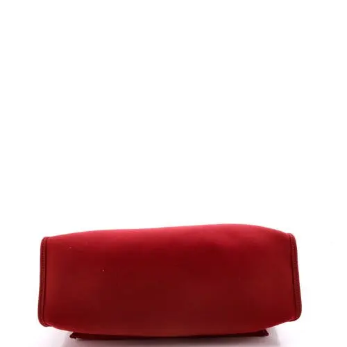 Hermès Herbag Zip Leather And Toile 31 - Red