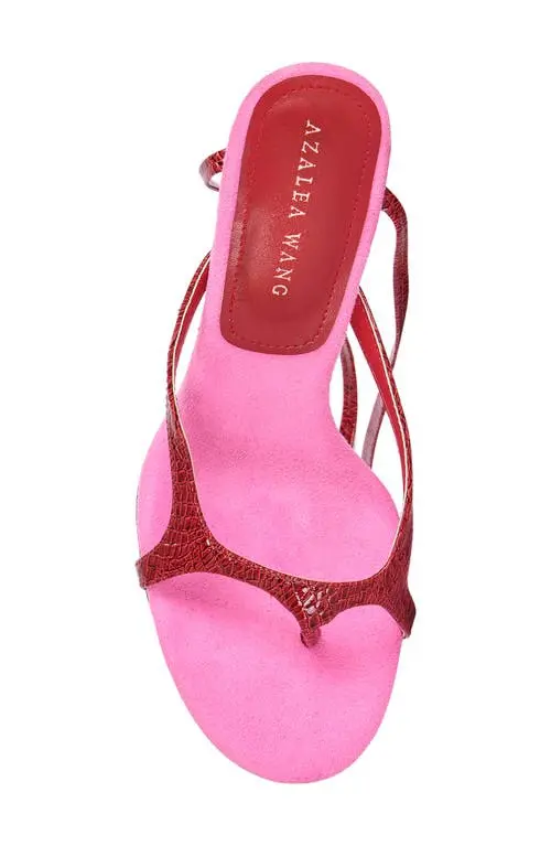 AZALEA WANG Otrisse Ankle Wrap Sandal