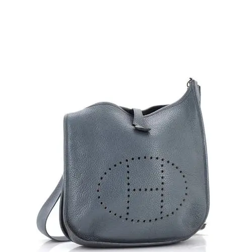 Hermès Evelyne Bag Gen Ii Epsom Pm - Blue
