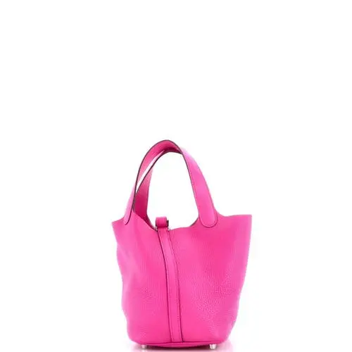 Hermès Picotin Lock Bag Clemence Pm - Pink
