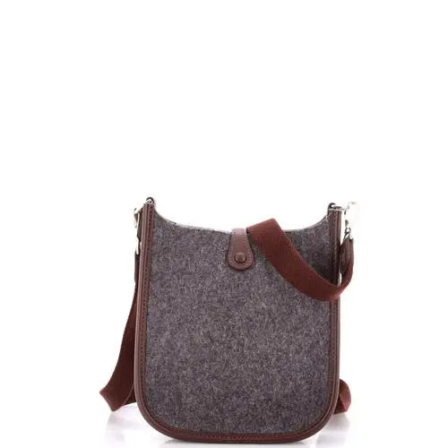 Hermès Evelyne Bag Gen Iii Felt Tpm - Grey