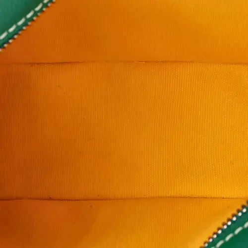 Goyard Hirondelle Shoulder Bag Coated Canvas And Leather - Green