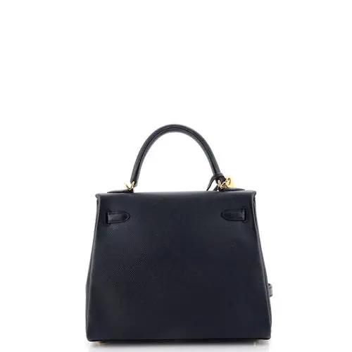 Hermès Kelly Handbag Epsom With Gold Hardware 25