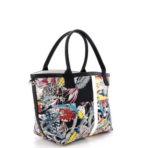 Hermès Petit H So Tote Printed Canvas