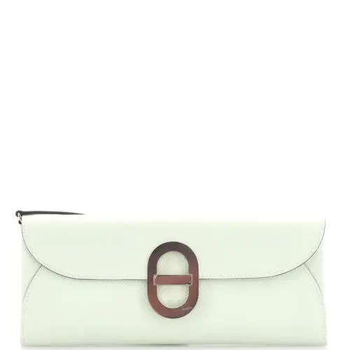 Hermès Chaine D'ancre To Go Wallet Epsom - Vert Peppermint