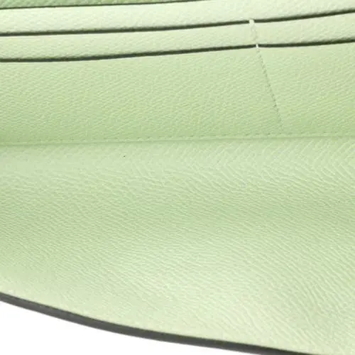 Hermès Chaine D'ancre To Go Wallet Epsom - Vert Peppermint