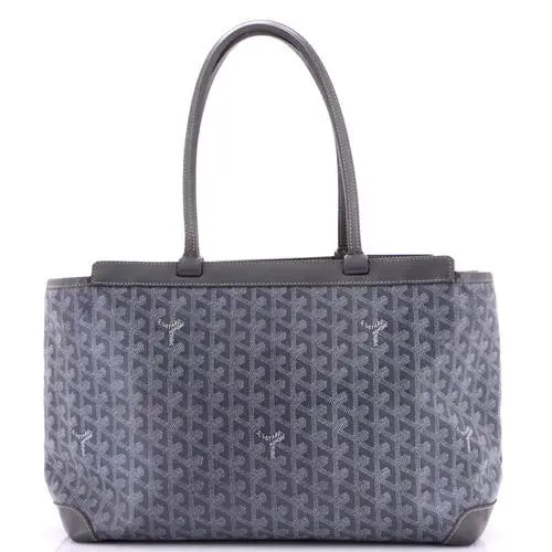 Goyard Bellechasse Bag Coated Canvas Pm - Gray