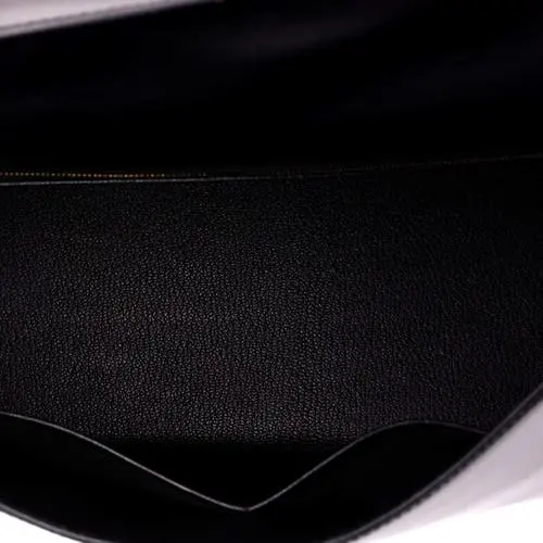 Hermès Kelly Handbag Black Box Calf With Gold Hardware 32 - Noir