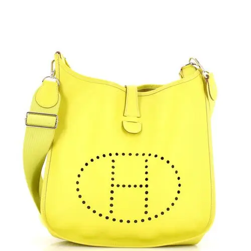 Hermès Evelyne Bag Gen Iii Epsom Pm - Lime