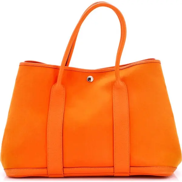 Hermès Garden Party Tote Toile And Leather 36