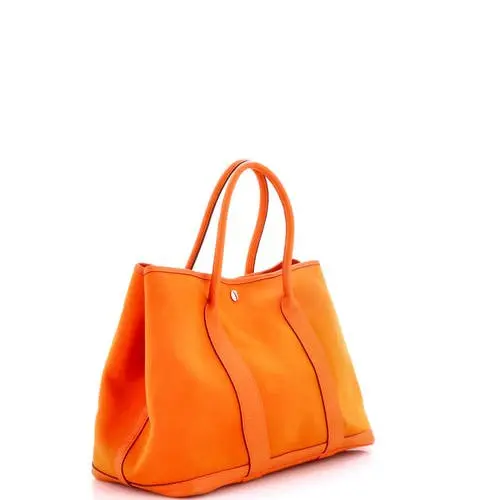 Hermès Garden Party Tote Toile And Leather 36