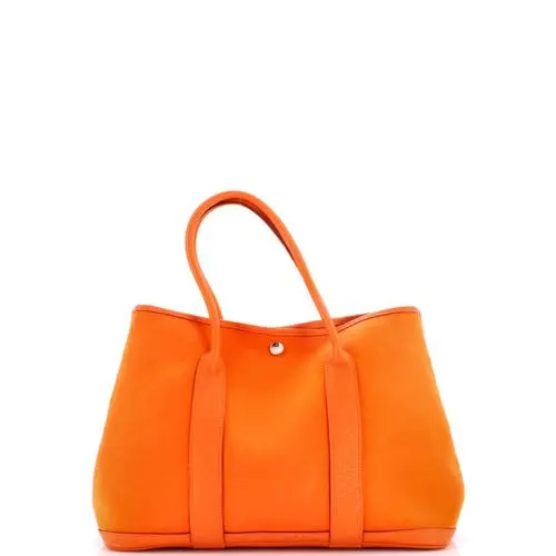 Hermès Garden Party Tote Toile And Leather 36