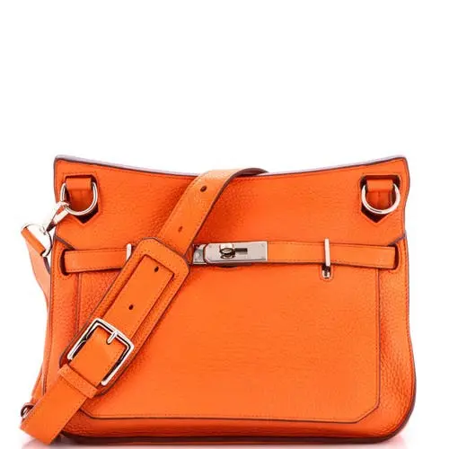 Hermès Jypsiere Bag Clemence 28 - Orange