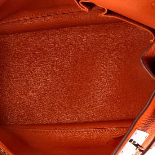 Hermès Jypsiere Bag Clemence 28 - Orange