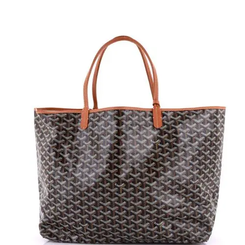 Goyard Saint Louis Tote Printed Coated Canvas Gm - Brown
