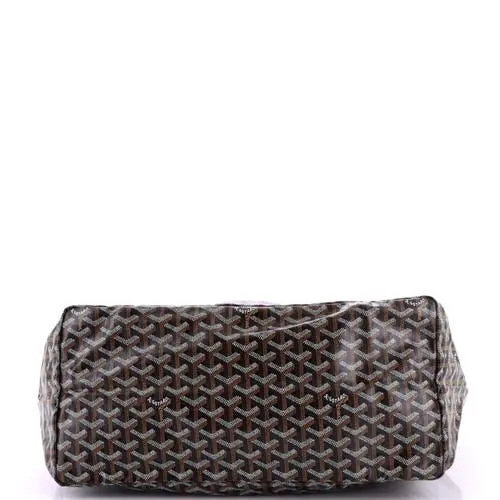 Goyard Saint Louis Tote Printed Coated Canvas Gm - Brown