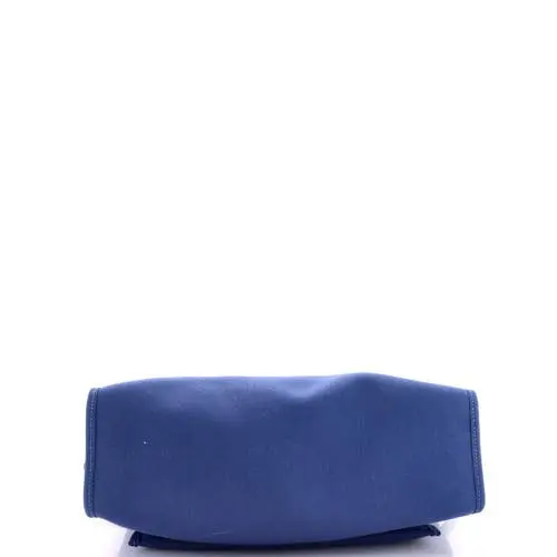 Hermès Herbag Zip Leather And Toile 31 - Blue