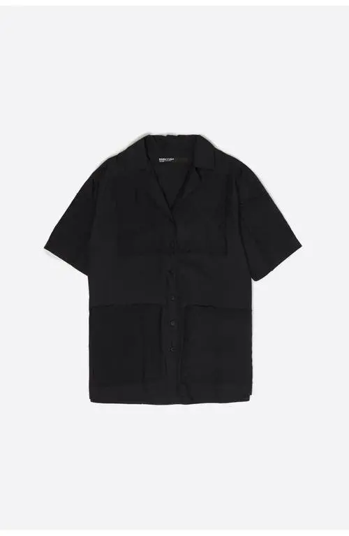 Bimba Y Lola Embroidered Scarf Patchwork Shirt