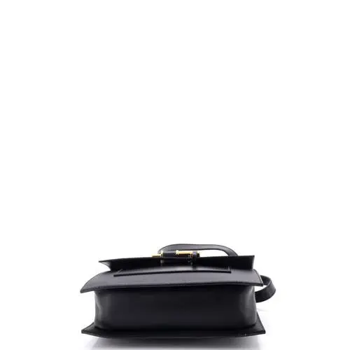 Hermès Sacabar Shoulder Bag Epsom And Swift 24 - Black