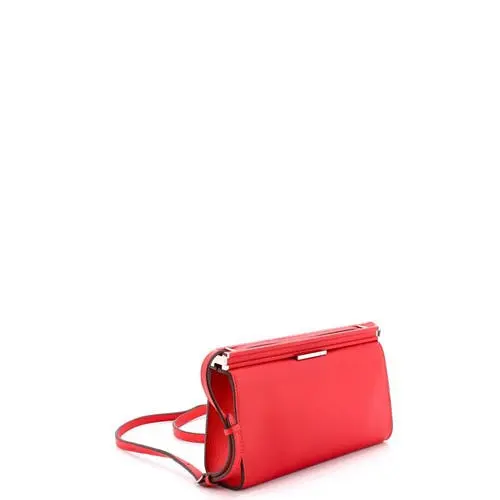 Hermès Clic-h Shoulder Bag Evercolor 21 - Red