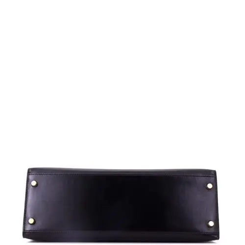 Hermès Kelly Handbag Box Calf With Gold Hardware 32 - Black