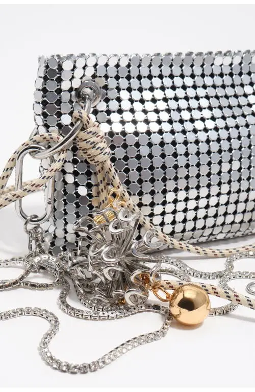 Bimba Y Lola Metallic Mesh Mini Bag