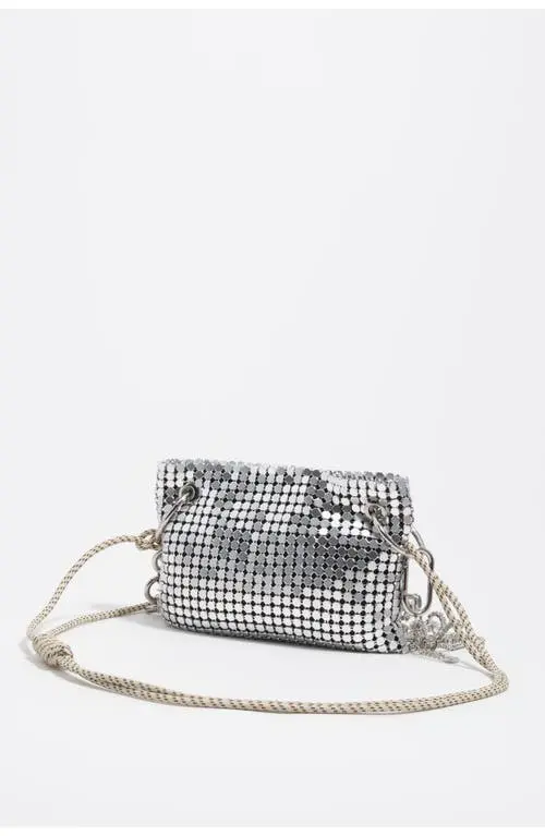 Bimba Y Lola Metallic Mesh Mini Bag