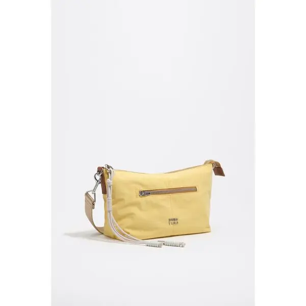Bimba Y Lola Small Nylon Trapecio Bag - Banana