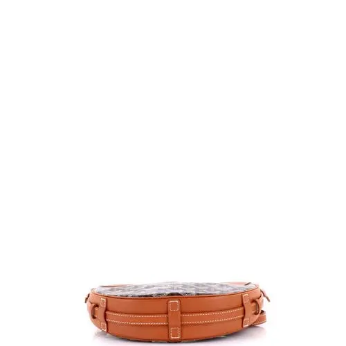 Goyard Hirondelle Shoulder Bag Coated Canvas And Leather - Brown