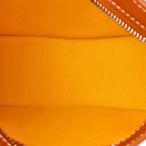 Goyard Hirondelle Shoulder Bag Coated Canvas And Leather - Brown