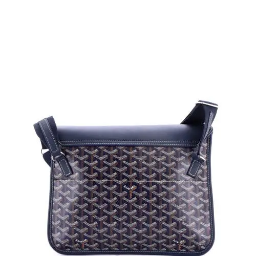 Goyard Coursier Messenger Bag Coated Canvas And Leather