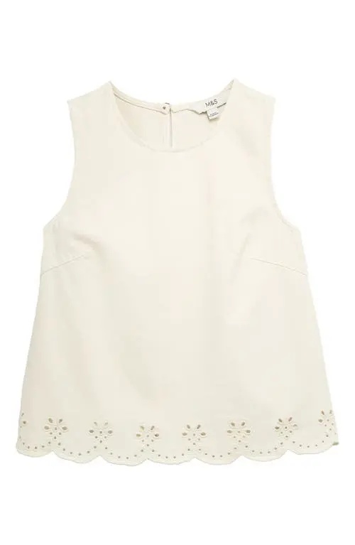 M&s Denim Cutwork Tank