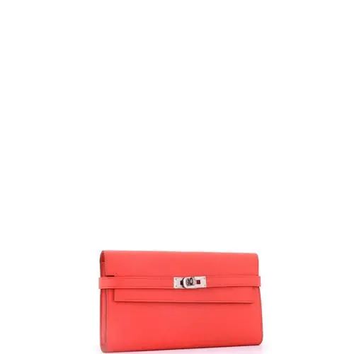 Hermès Kelly Wallet Epsom Long - Red