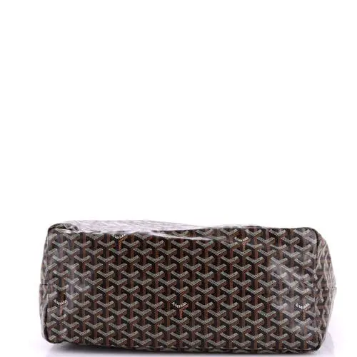 Goyard Saint Louis Tote Printed Coated Canvas Gm - Brown