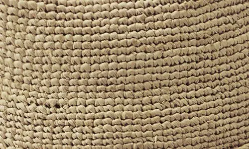 Helen Kaminski Packable Raffia Crochet Fedora - Natural