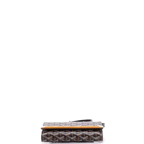 Goyard Monte Carlo Clutch With Strap Coated Canvas Pm