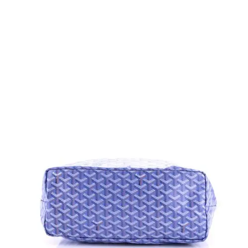 Goyard Saint Louis Reversible Tote Coated Canvas And Printed Canvas Pm - Blue