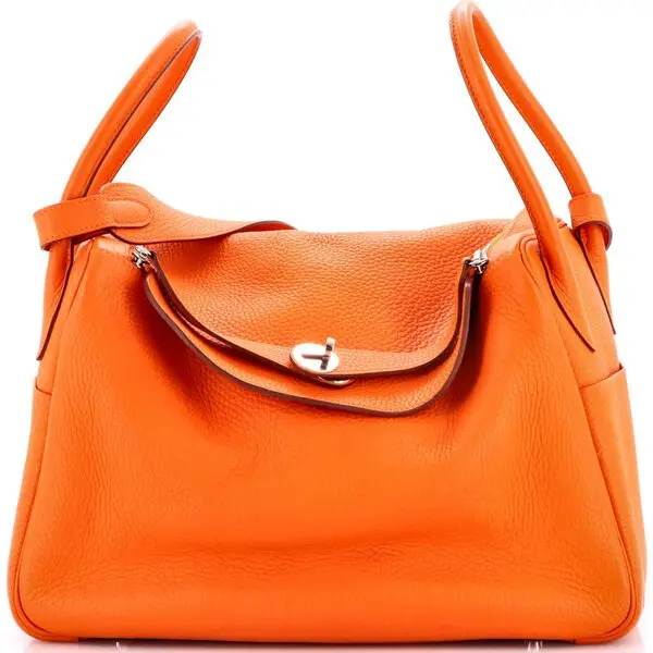 Hermès Lindy Bag Clemence 34 - Orange