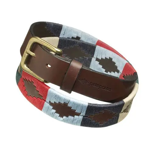 PAMPEANO Multi Leather Belt With Traditional Pampa Patterns