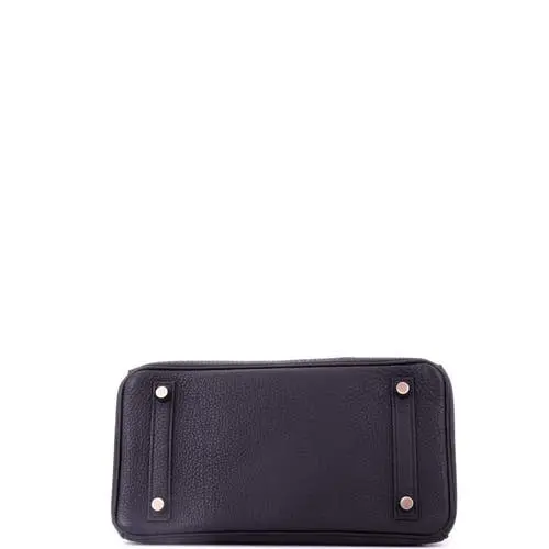 Hermès Birkin Handbag Black Togo With Gold Hardware 25 - Noir