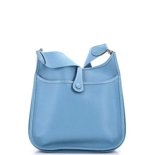 Hermès Evelyne Bag Gen Ii Epsom Pm - Blue