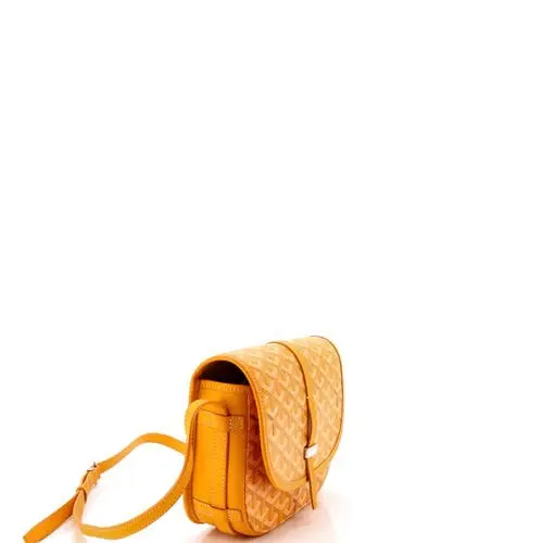 Goyard Belvedere Ii Messenger Bag Coated Canvas Pm - Yellow