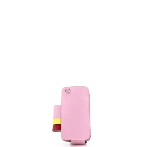 Hermès Hermesway Phone Case Crossbody Bag Epsom - Pink