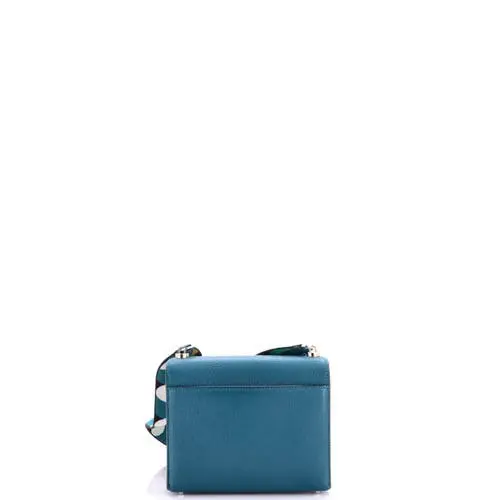 Hermès Verrou Bag Chevre Mysore And Canvas Mini - Green