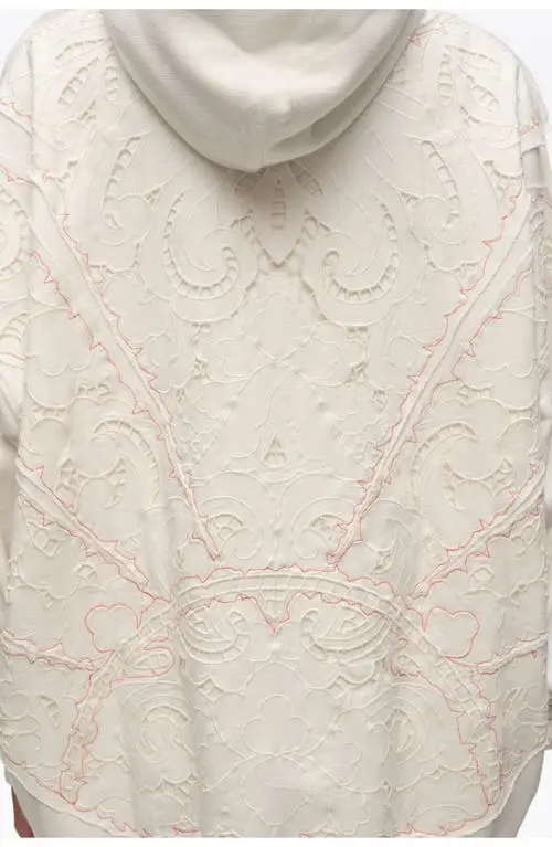 Bimba Y Lola Embroidered Oversized Hoodie