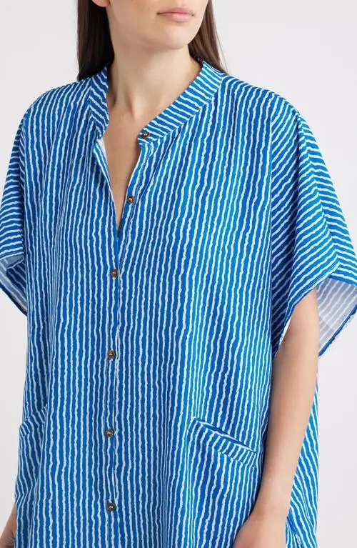 NIKKI LUND Tatjana Stripe Shirtdress